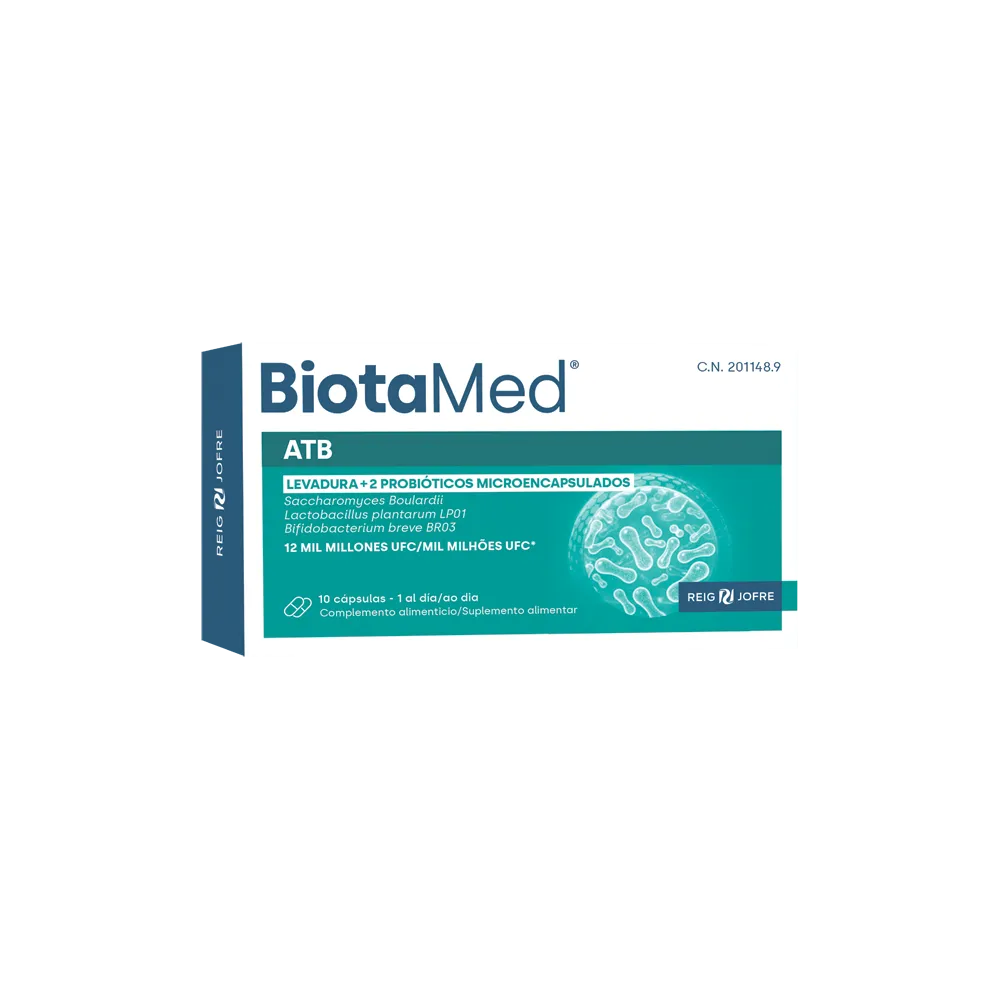 Compra Forte Pharma Fortebiotic+ ATB 10 Cápsulas al mejor precio | Más ...
