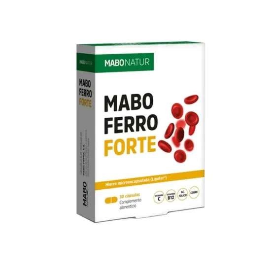 MaboNatur Ferro Forte 30 Cápsulas | Masparafarmacia